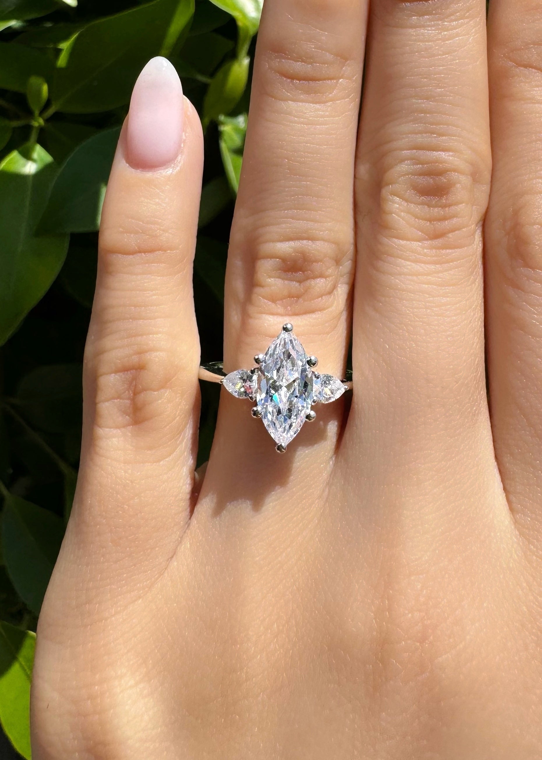 Marquise trilogy ring store